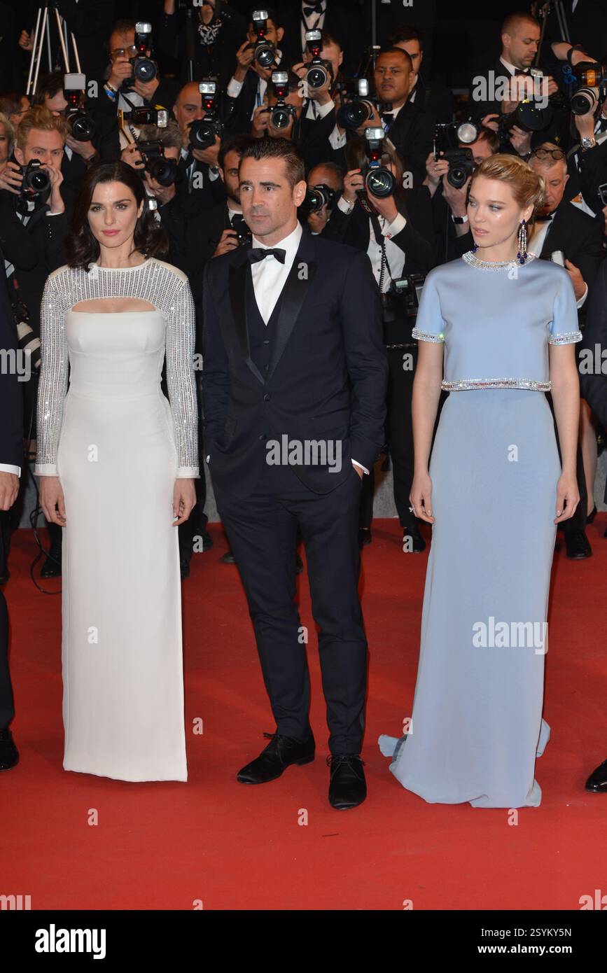 Lea Seydoux, Colin Farrell, Rachel Weisz attend the 'Lobster' Premiere ...