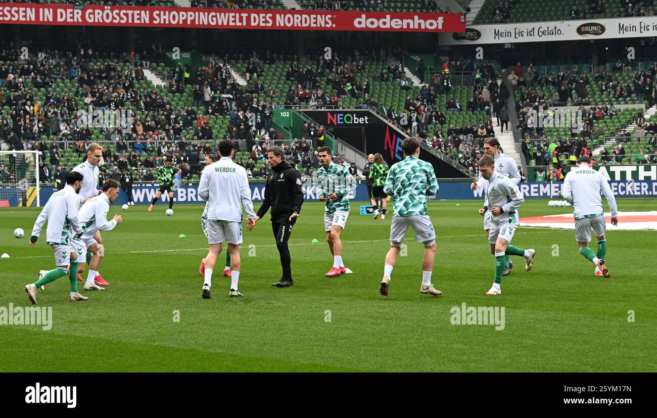 Bremen, Germany. 01st Mar, 2025. Soccer: Bundesliga, Werder Bremen ...