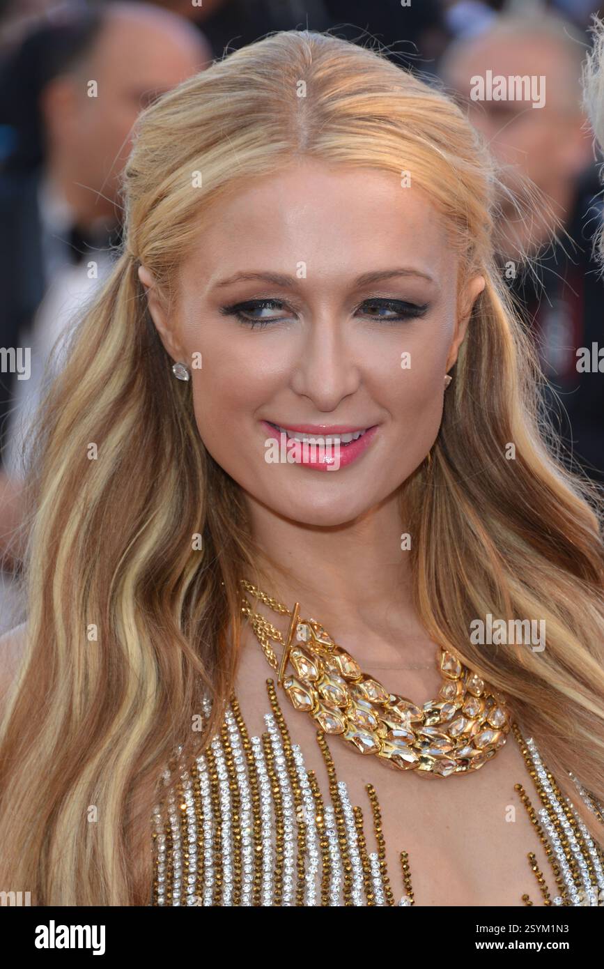 CANNES, FRANCE - MAY 18: Paris Hilton attends the 'Inside Out' premiere ...