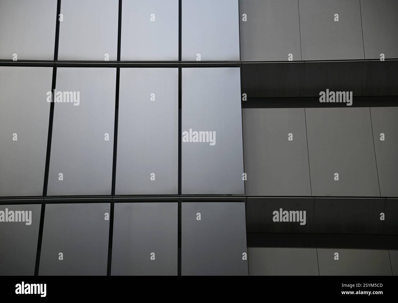 Landscape with scenic facade view of the Ginza Six shopping complex on ...