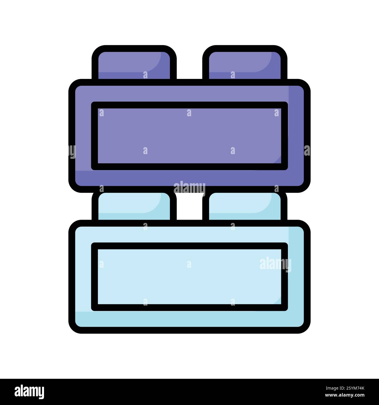 Nursery building blocks Stock Vector Images - Alamy