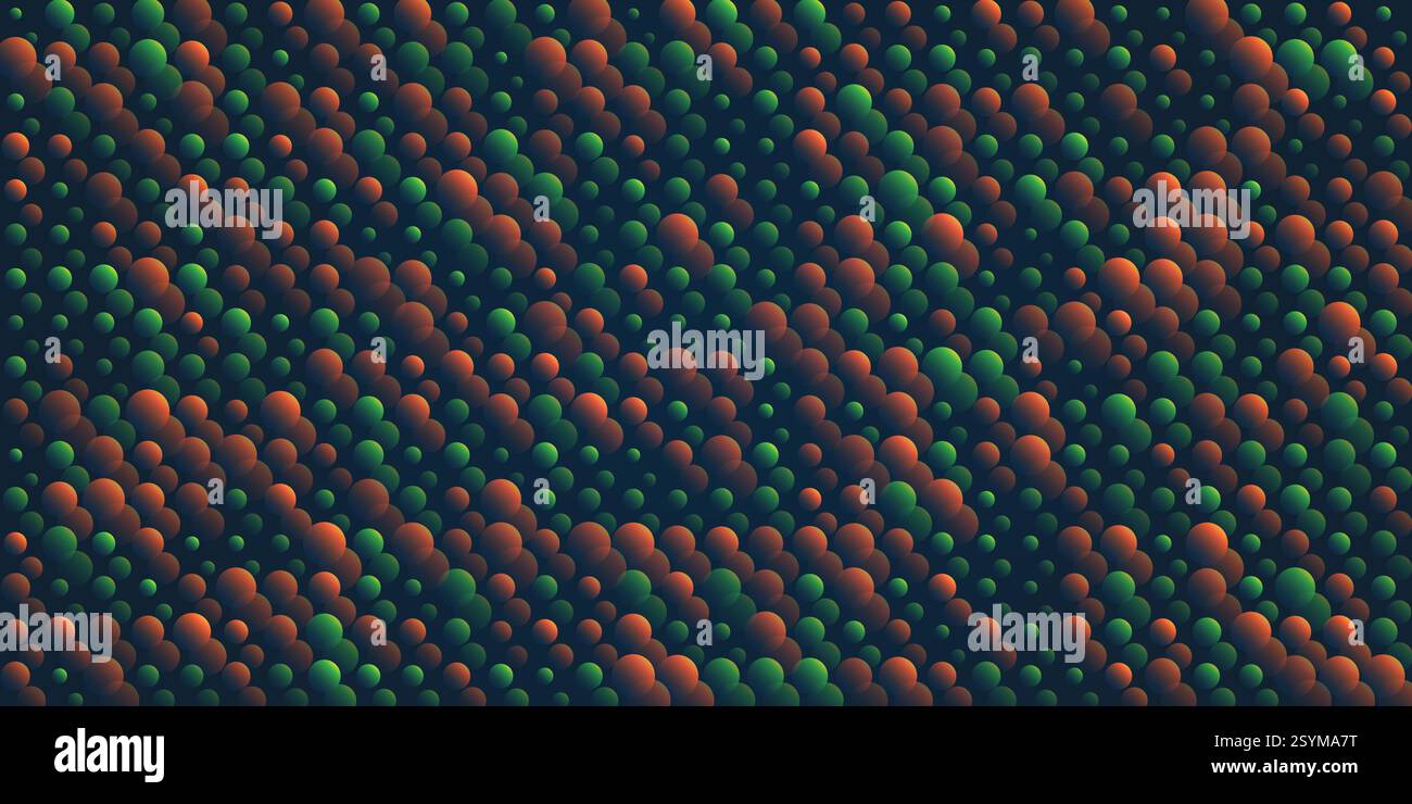 Abstract Digital Illustration Featuring a Pattern of Glowing Red and ...