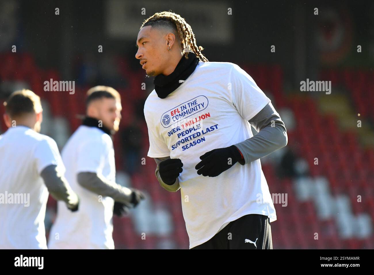 London, England. 1st Mar 2025. Sean Clare before the Sky Bet EFL League ...