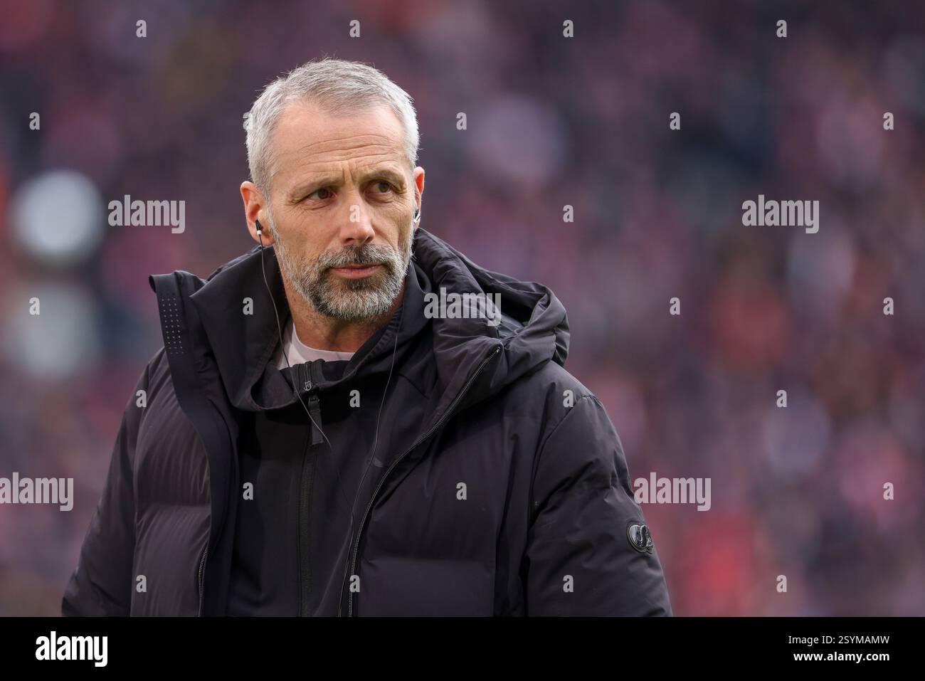 Leipzig's head coach Marco Rose arrives for the German Bundesliga ...