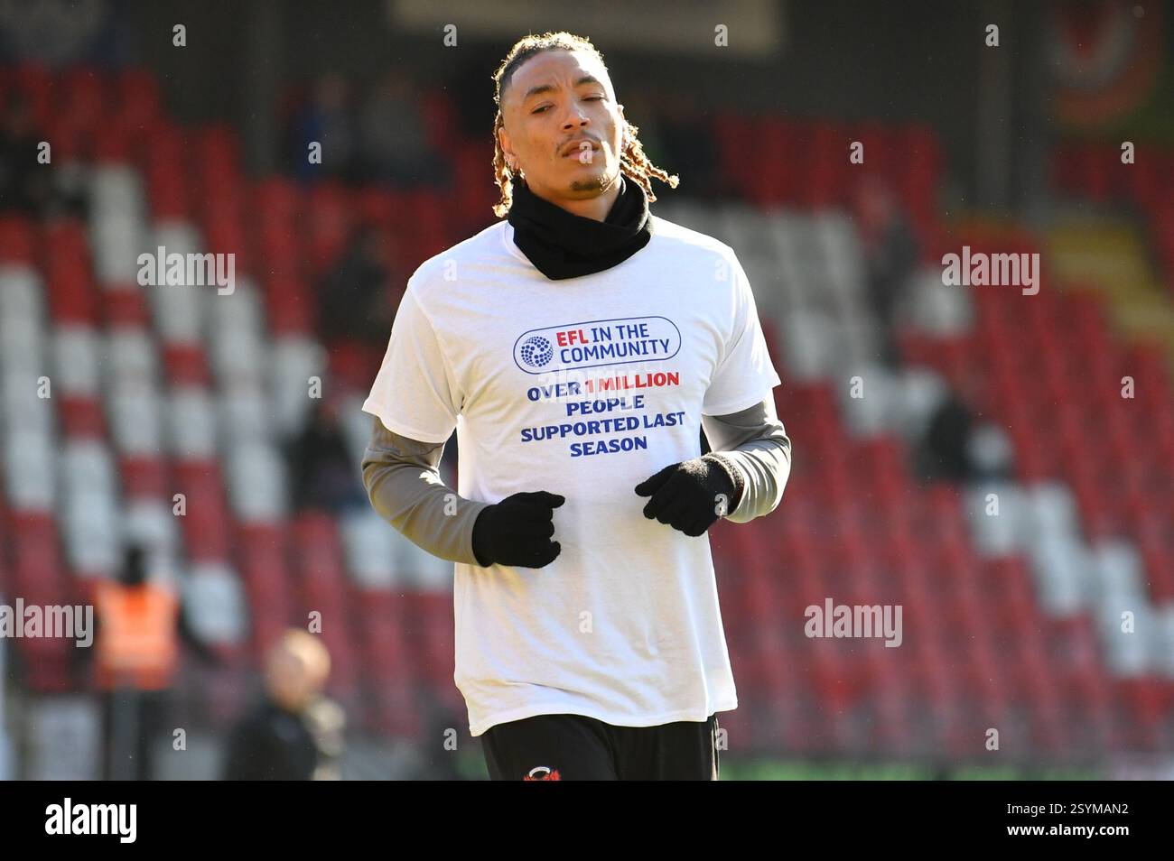 London, England. 1st Mar 2025. Sean Clare before the Sky Bet EFL League ...