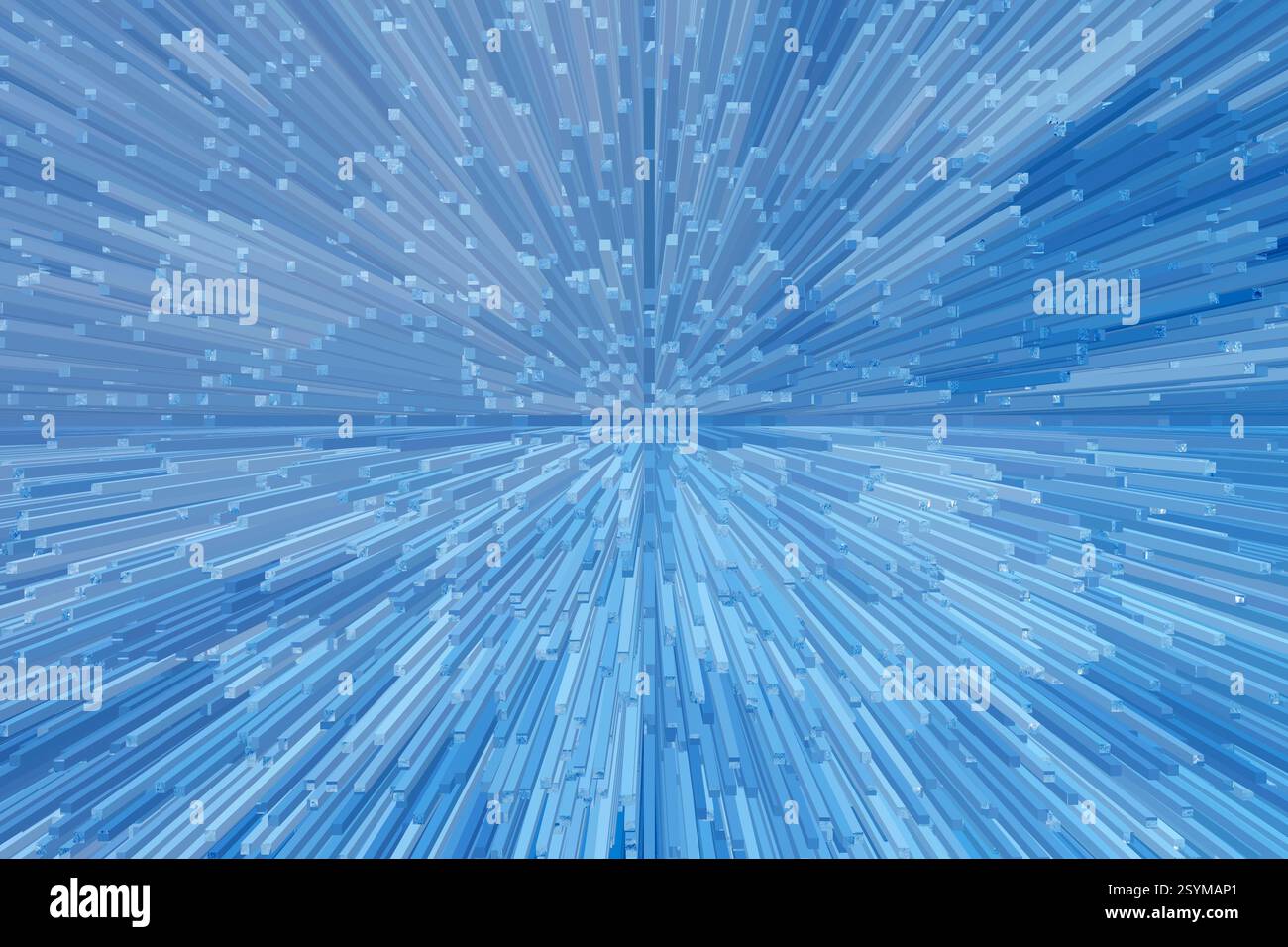 Abstract distorted glitch figure blue pixel texture glitch. Imitation ...