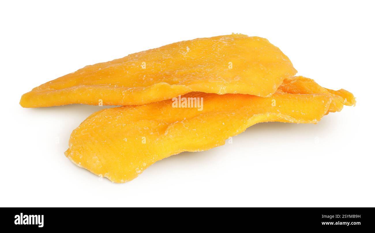 dried mango isolated on white background Stock Photo - Alamy