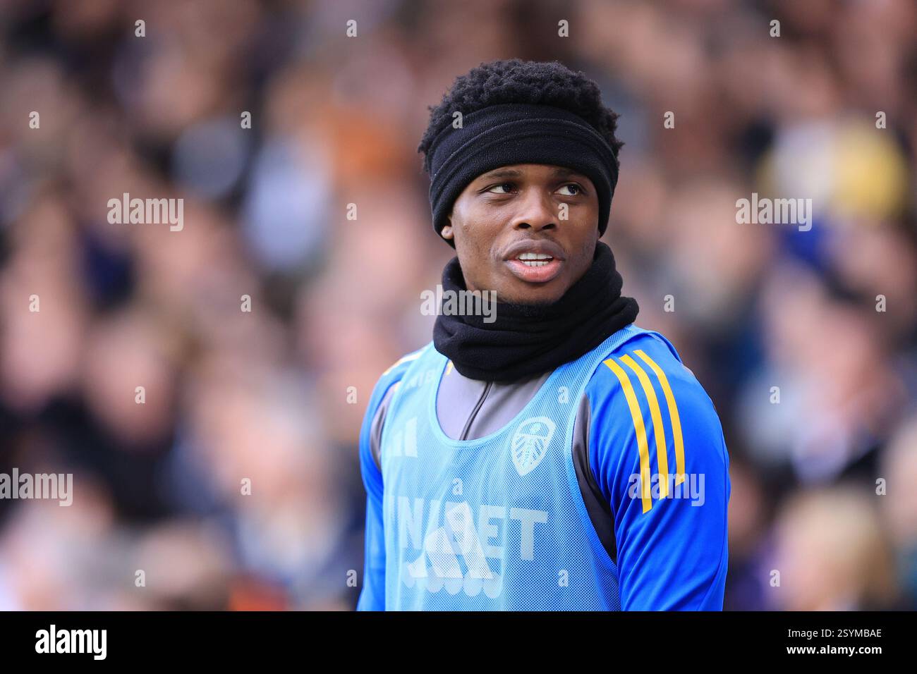 Largie Ramazani (Leeds United) during the Sky Bet Championship match ...