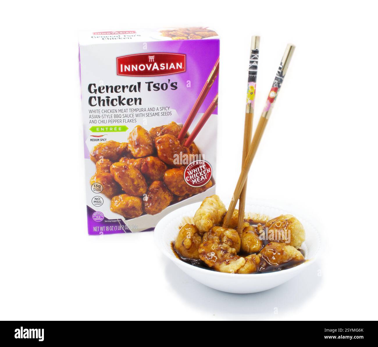 Ocala, Fl 3-5-2024 Innovasian general tsos chicken frozen cooked in ...