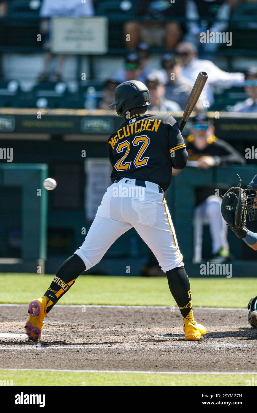 Bradenton, FL: Pittsburgh Pirates outfielder Andrew McCutchen (22) is ...