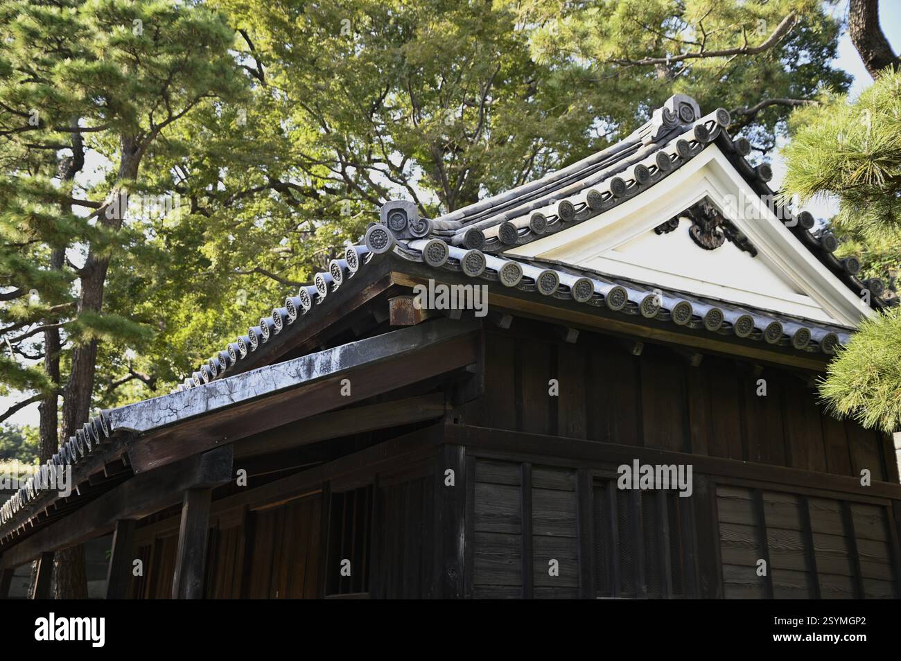 Landscape with scenic view of the Doshin Bansho Guardhouse on the ...