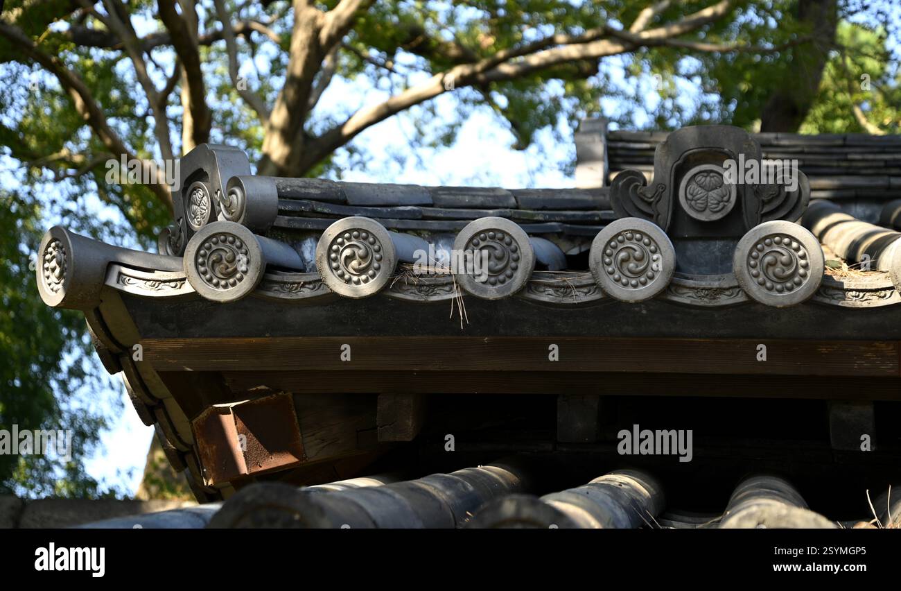 Landscape with scenic rooftop view of the Doshin Bansho Guardhouse on ...