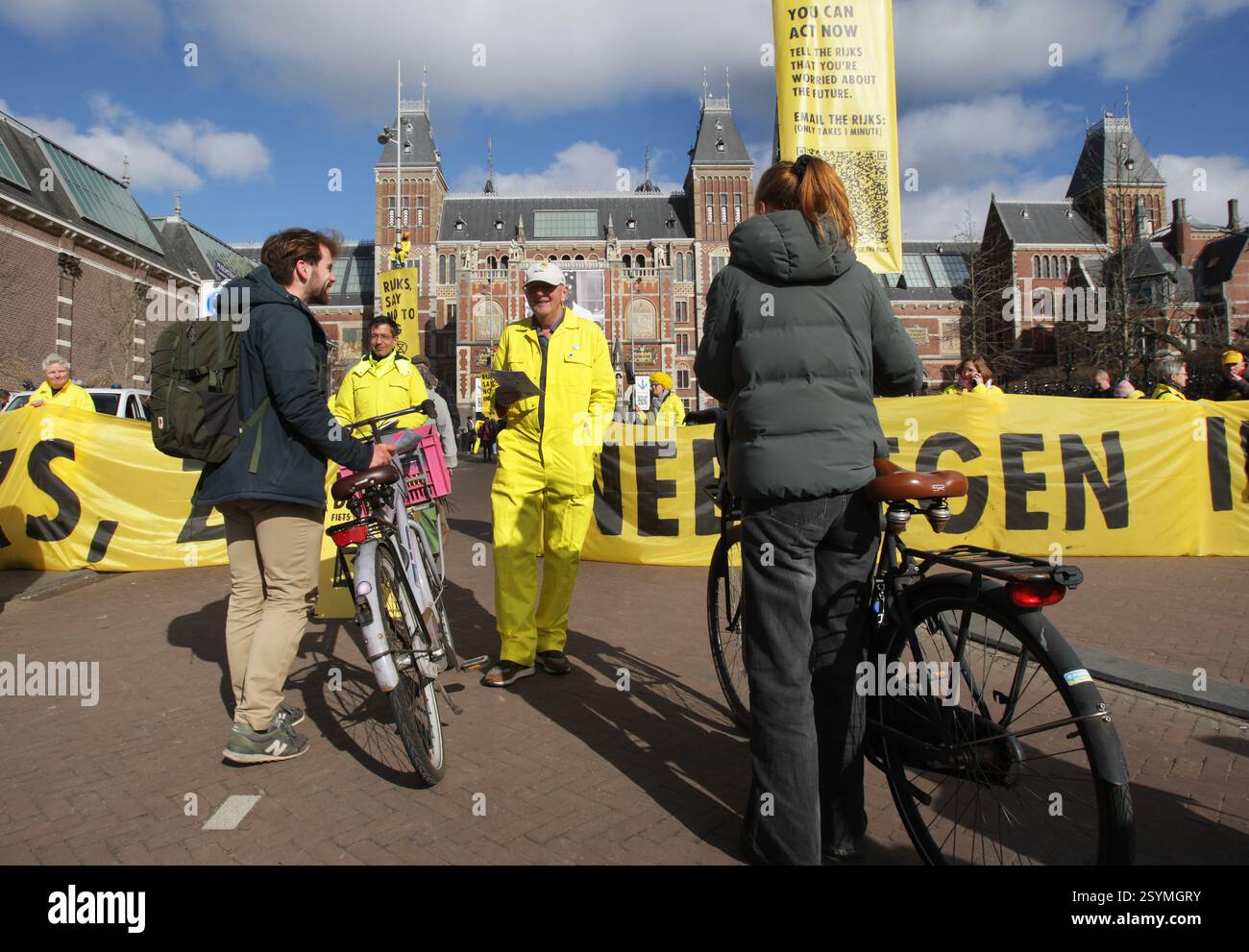 AMSTERDAM,NETHERLANDS - MARCH 1: Extinction Rebellion climate activists ...