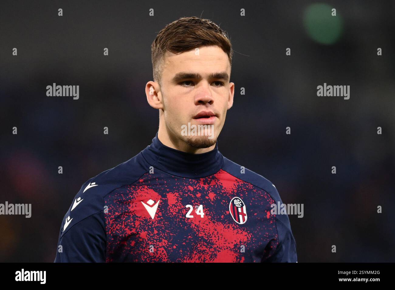 Bologna, Italy. 27th Feb, 2025. Dallinga Thijs (Bologna Fc) portrait ...