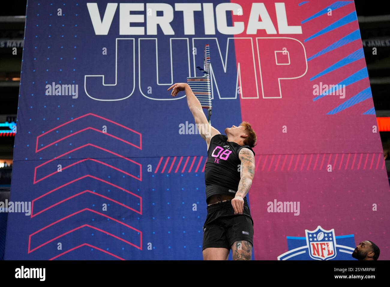 Louisville defensive back Quincy Riley runs a drill at the NFL football ...