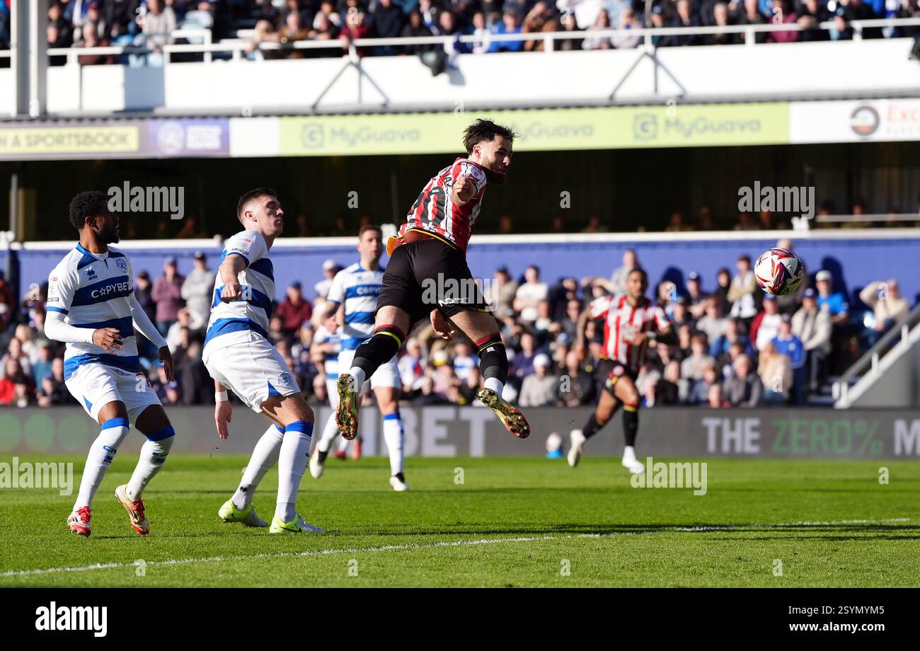 Sheffield United's Ben Brereton Diaz scores their side's first goal of ...