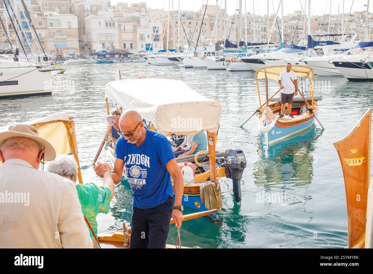 Authentic traditional boat trip from Valletta to three cities on luzzu ...