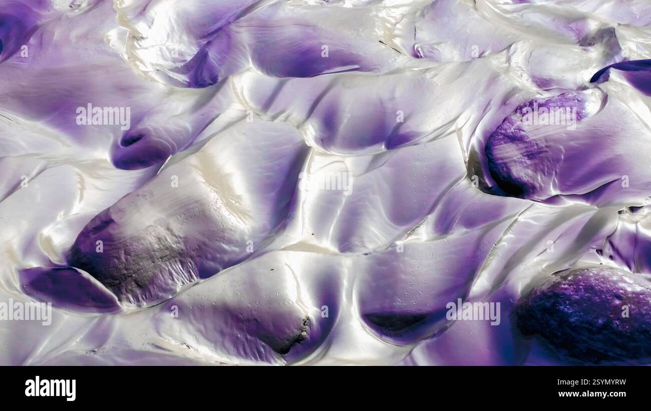 The photo captures the intricate patterns and textures of a clay ...
