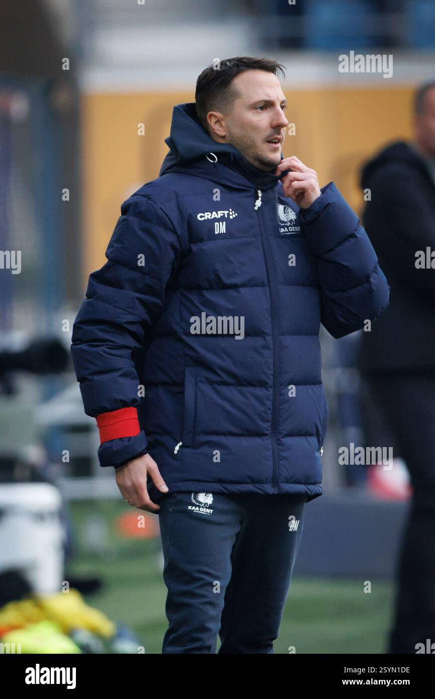 Gent, Belgium. 01st Mar, 2025. Gent's interim head coach Danijel ...