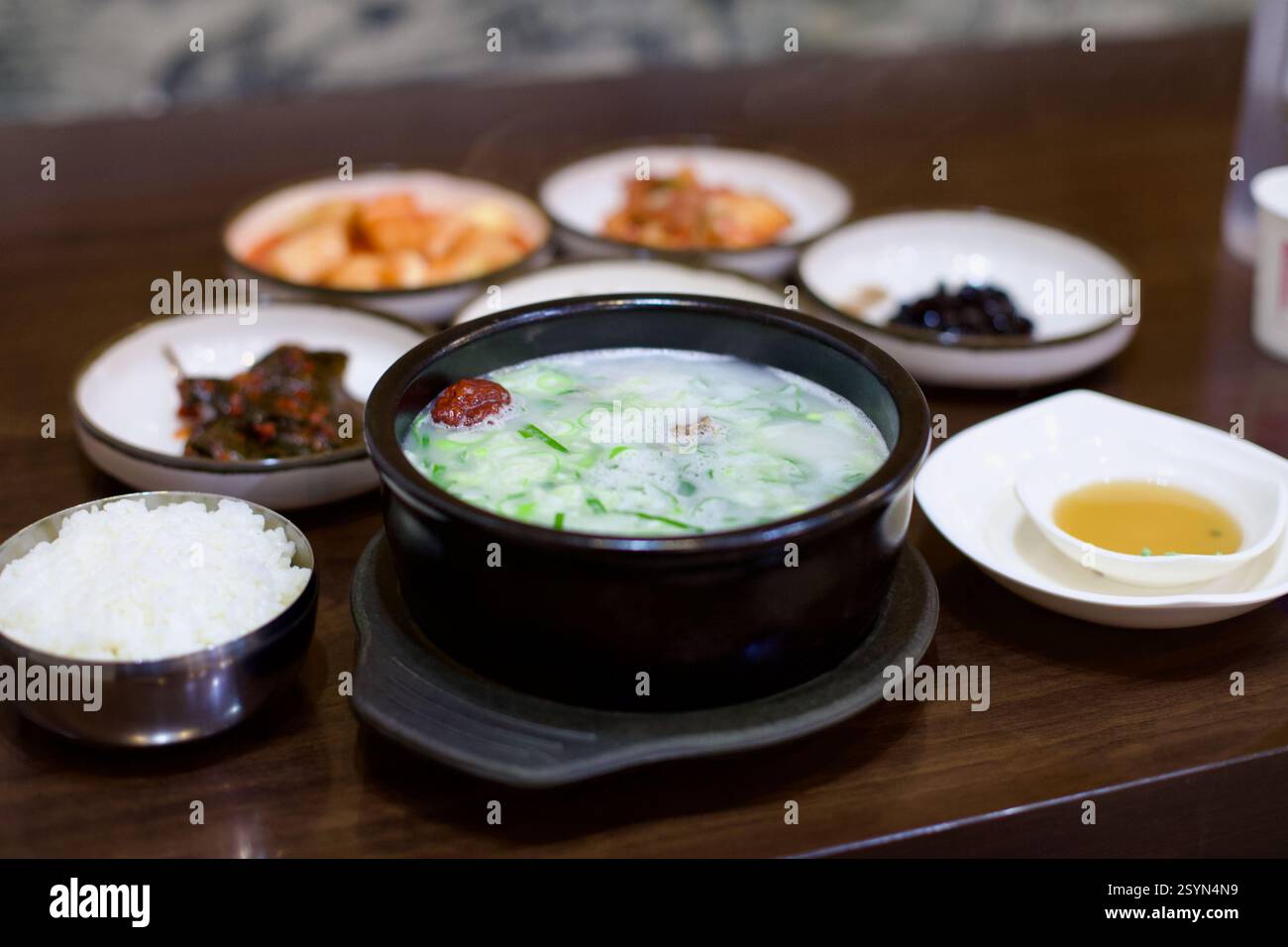 Buyeo County, South Korea - May 27, 2021: A traditional Korean meal ...