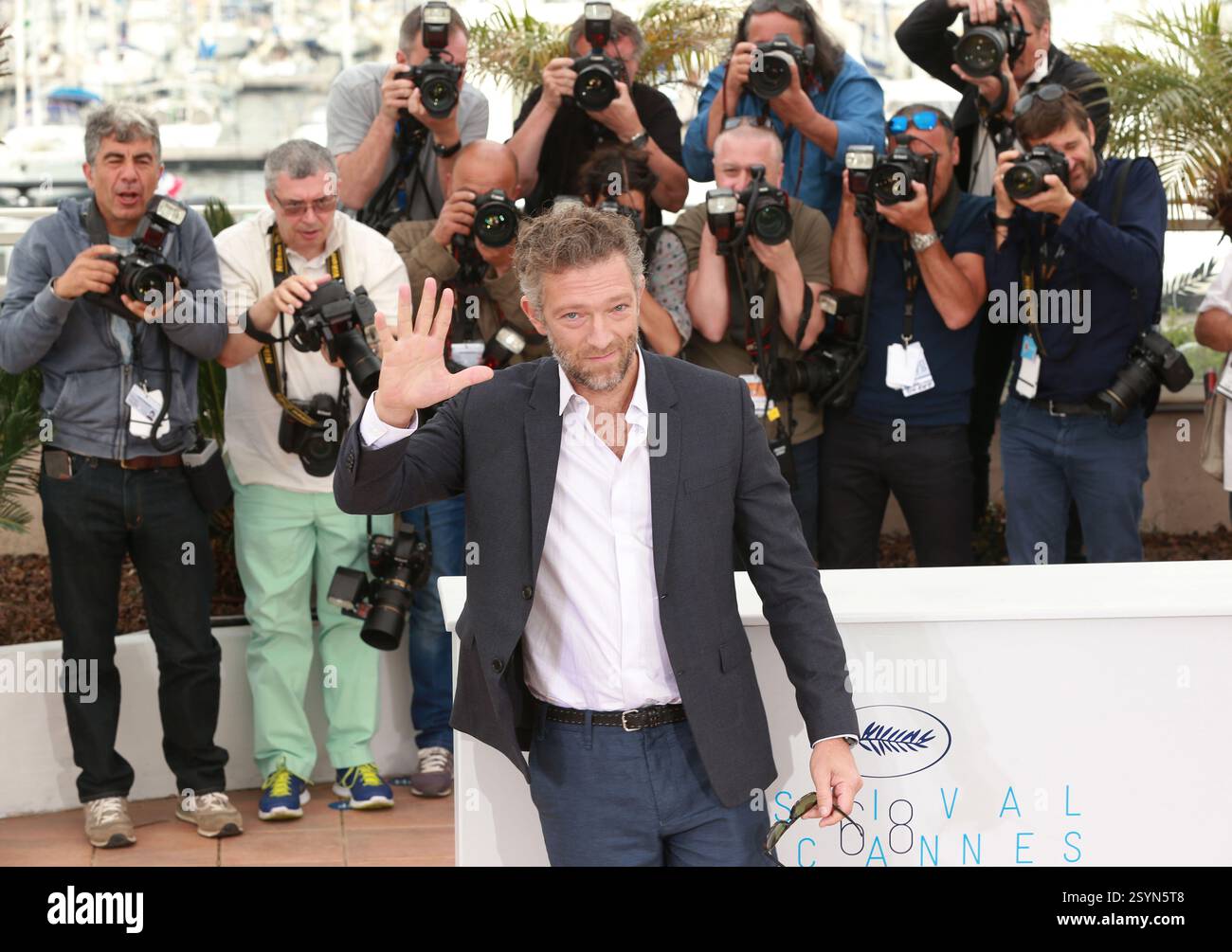 Vincent Cassel attends 'Tale of Tales' photocall during the 68th Cannes ...