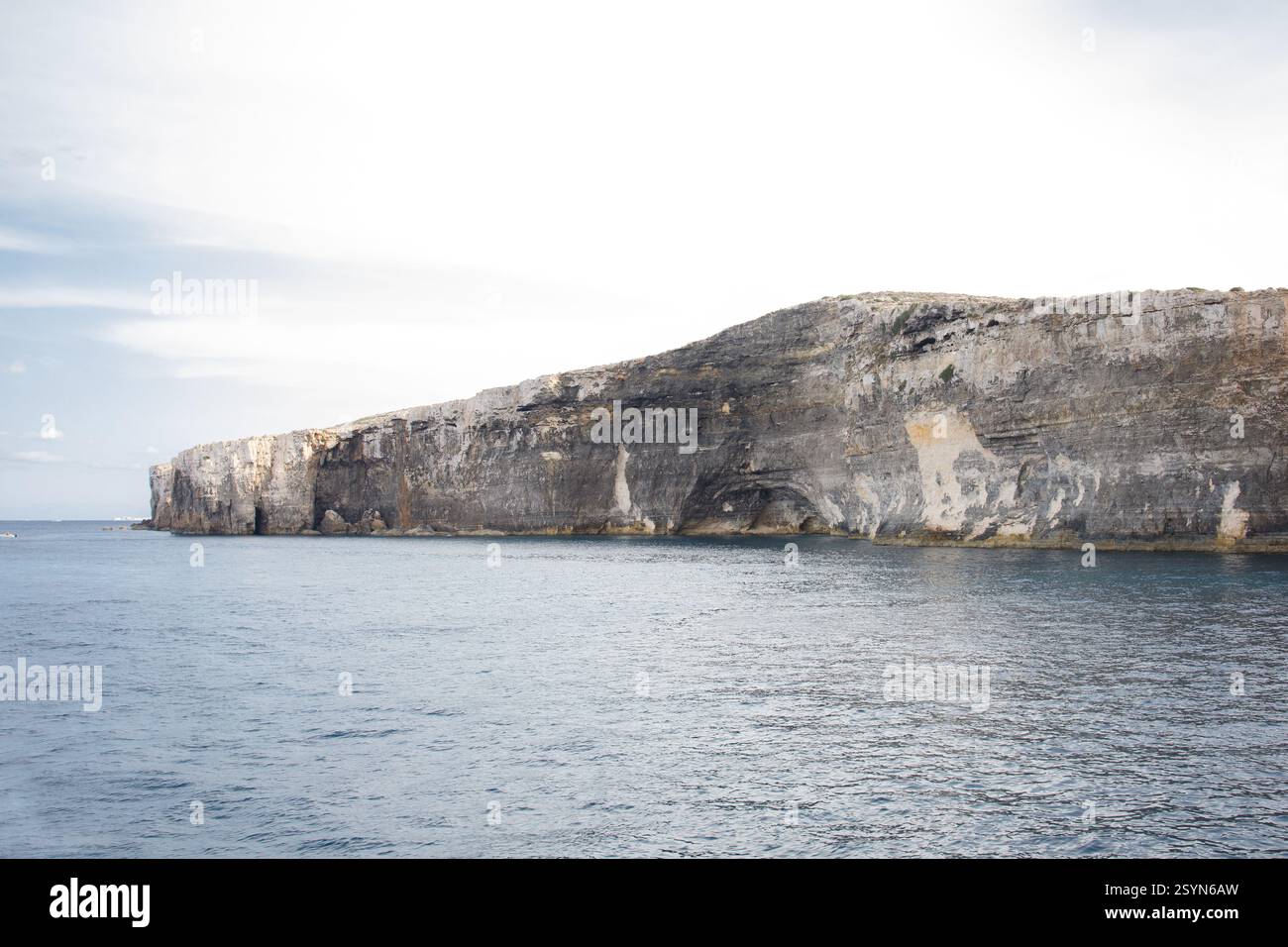 Elephant rock and Santa Maria caves cliffs on Malta Stock Photo - Alamy