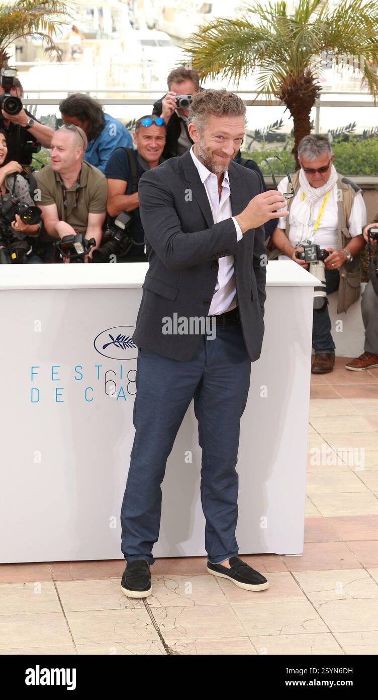 Vincent Cassel attends 'Tale of Tales' photocall during the 68th Cannes ...