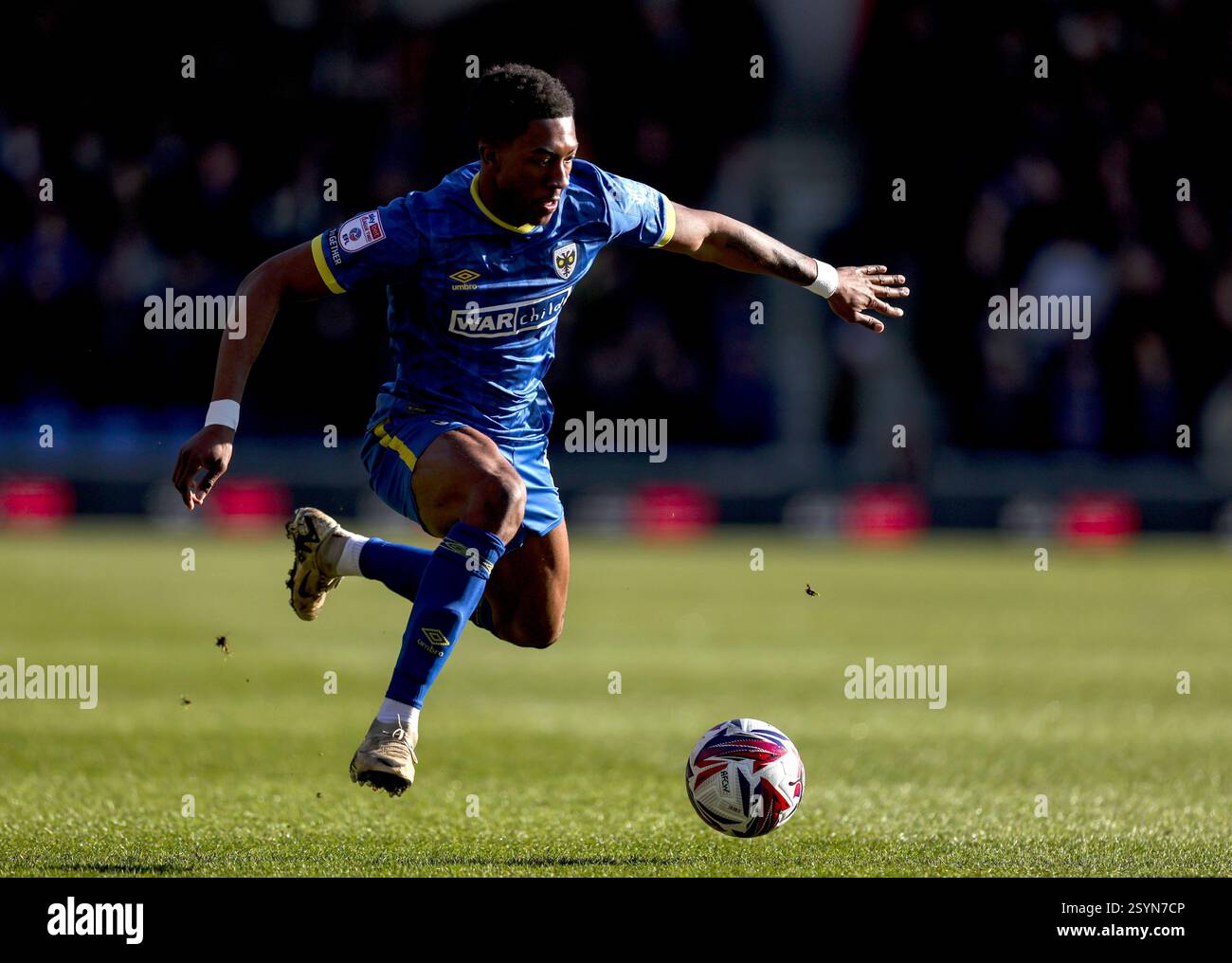 AFC Wimbledon Josh Neufville in action during the Sky Bet League Two ...