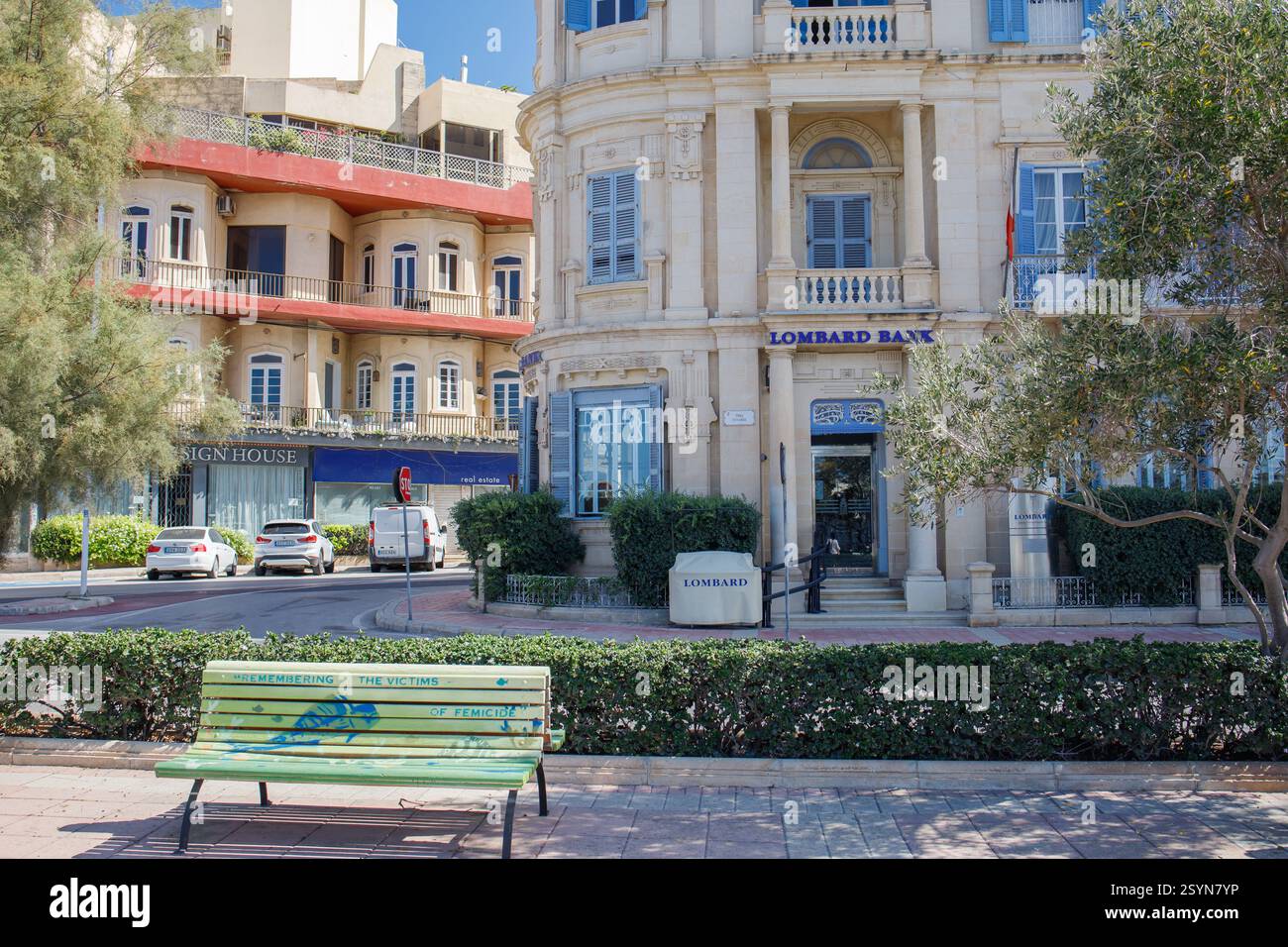 Maltese architecture buildings sliema city hi-res stock photography and ...