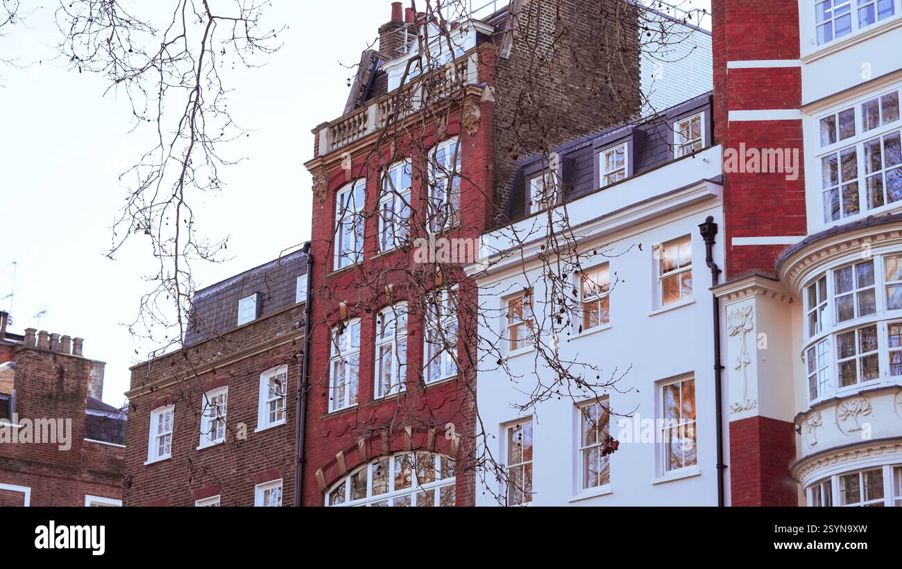 Classic stone buildings in London with historic and cultural ...