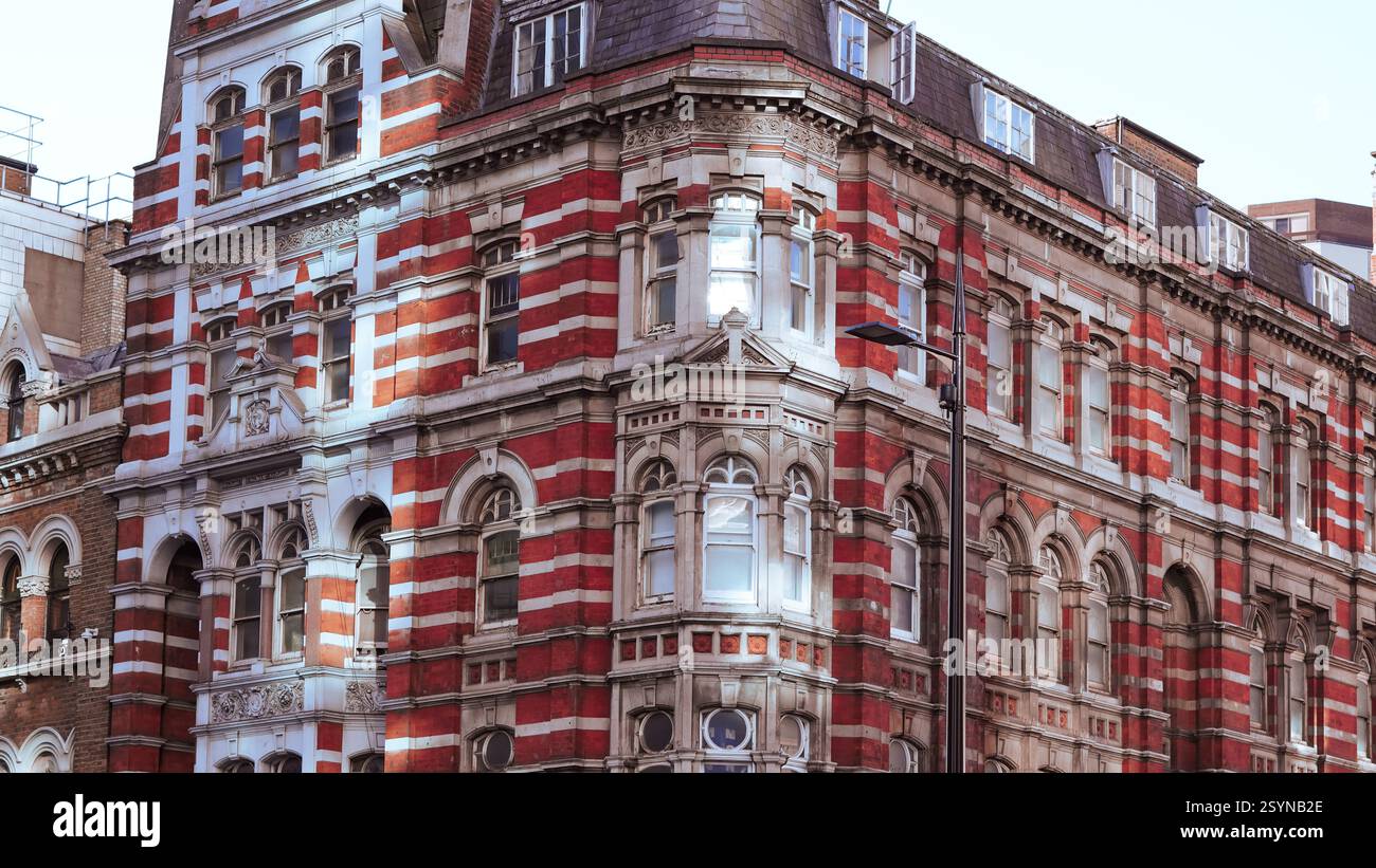 Classic stone buildings in London with historic and cultural ...