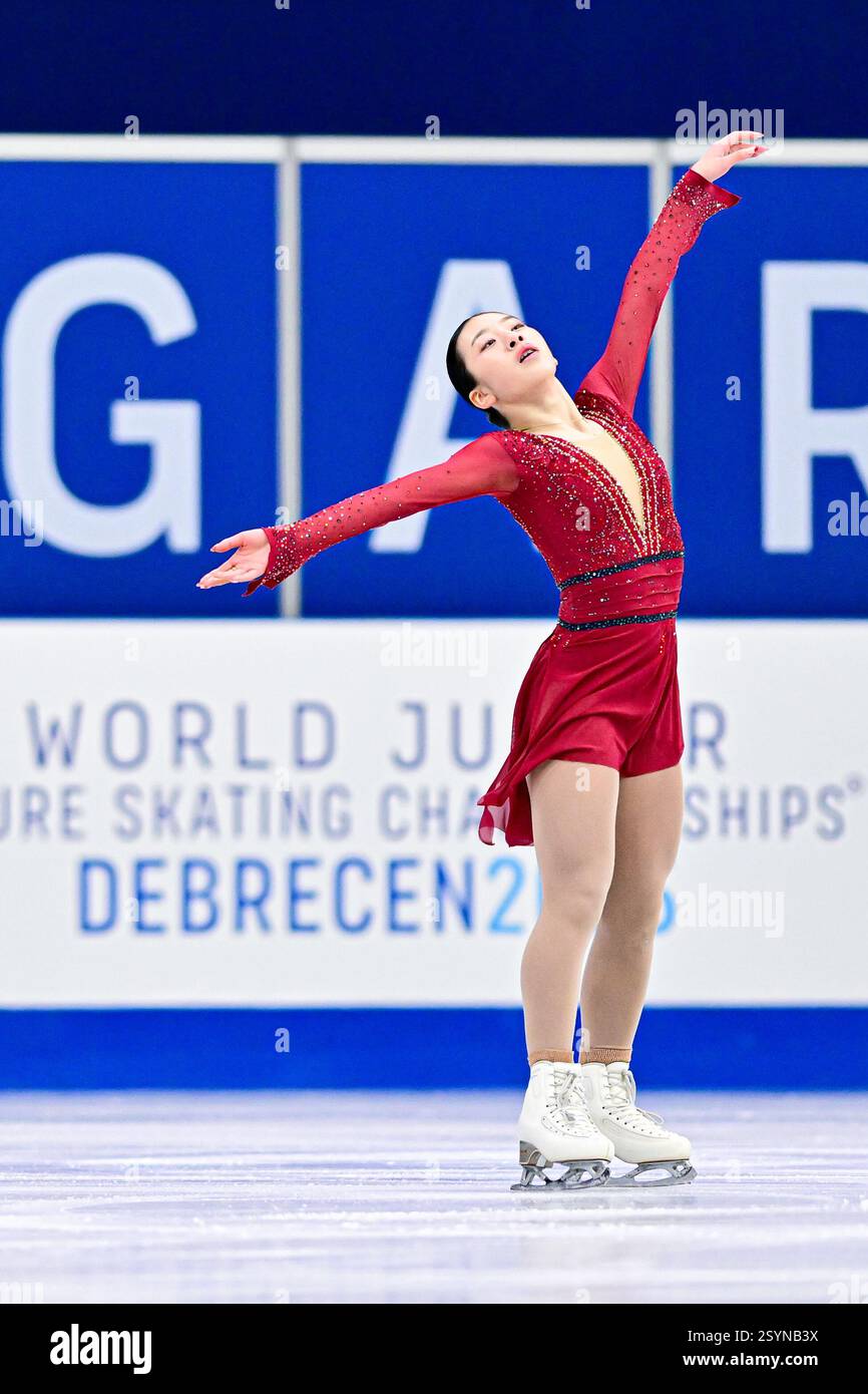 Lulu LIN (CAN), during Junior Women Free Skating, at the ISU World ...