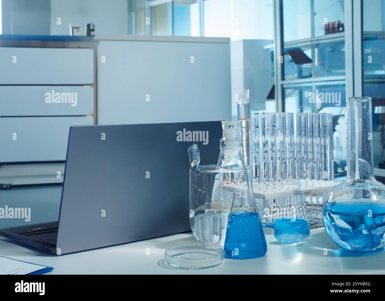 The office is a scientific laboratory for chemical experiments Stock ...