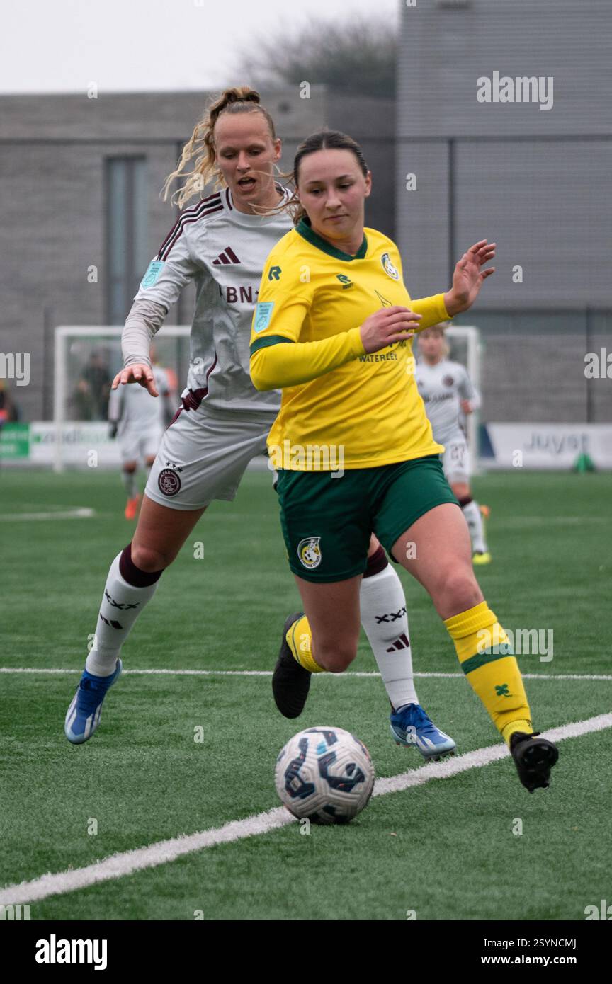 Heerlen, The Netherlands, March 01, 2025: Moïsa van Koot (2 Fortuna ...