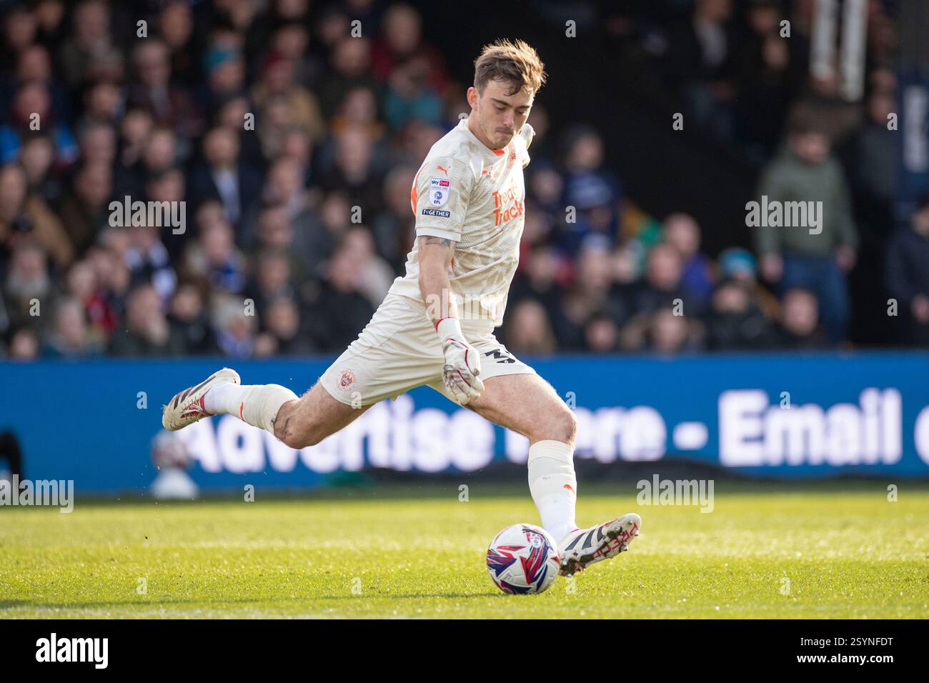 Harry Tyer #30 of Blackpool F.C.during the Sky Bet League 1 match ...