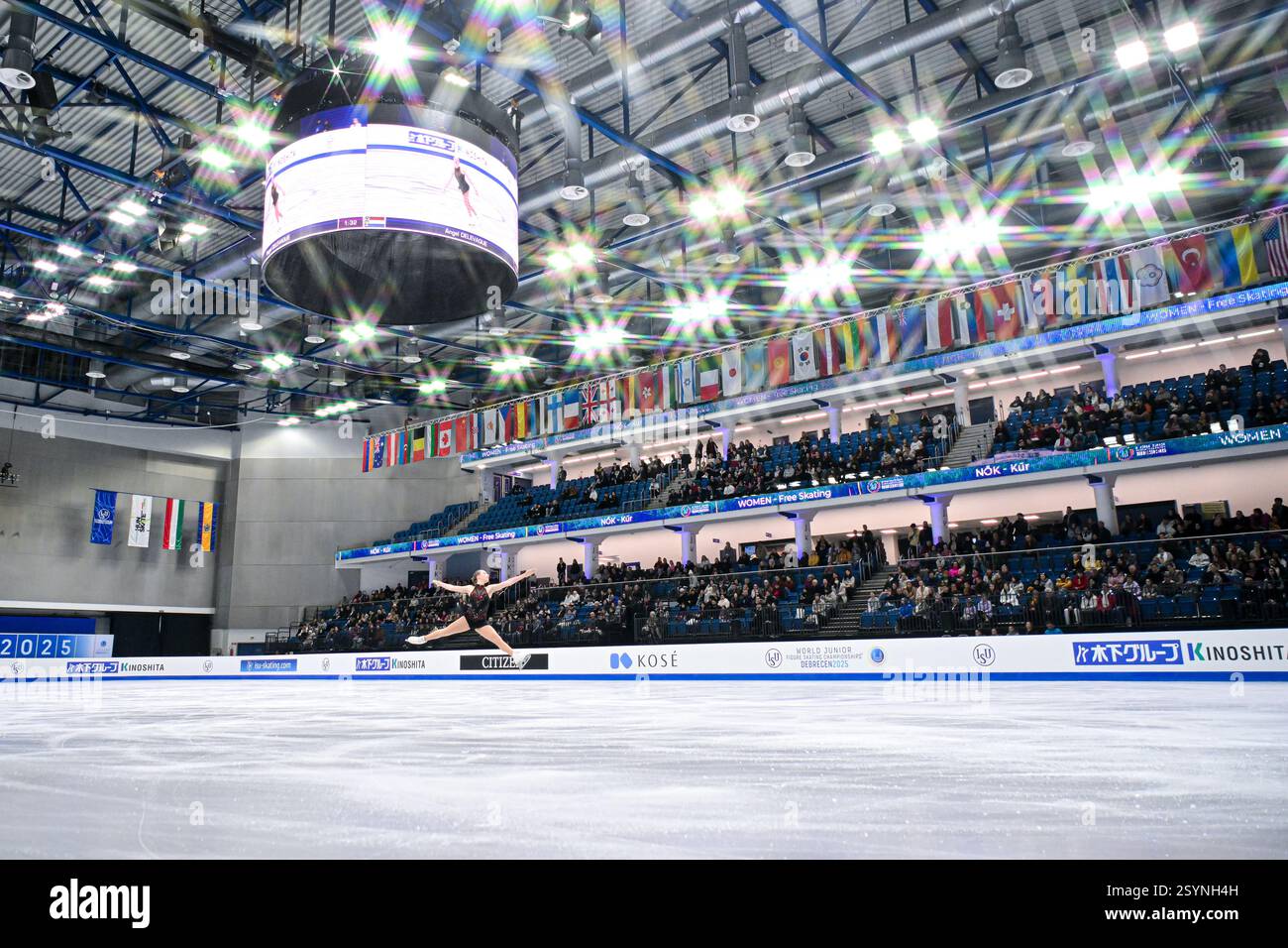 Angel DELEVAQUE (NED), during Junior Women Free Skating, at the ISU ...