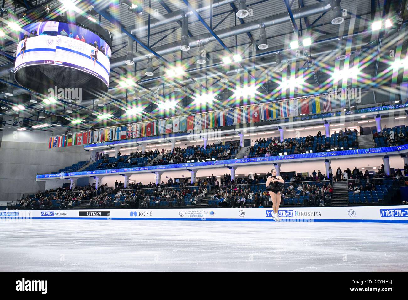 Angel DELEVAQUE (NED), during Junior Women Free Skating, at the ISU ...