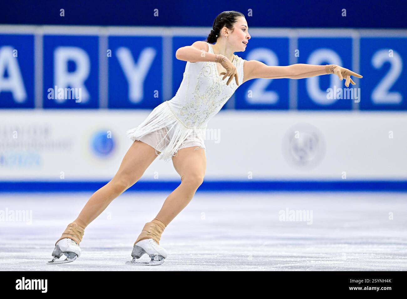 Stefania YAKOVLEVA (CYP), during Junior Women Free Skating, at the ISU ...