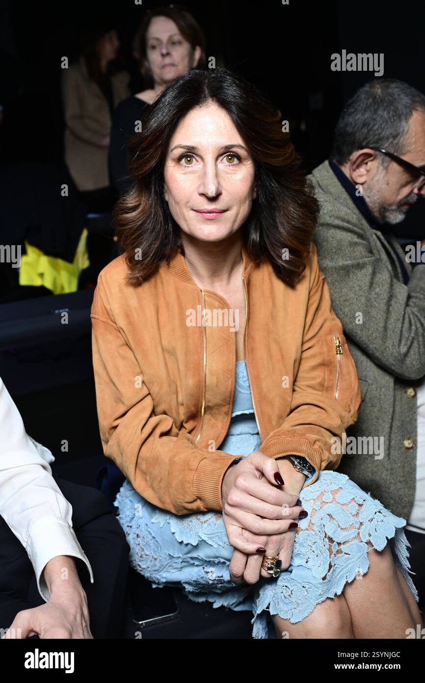 Milan, Italy. 01st Mar, 2025. Agnese Renzi, guest Milano Fashion Week ...