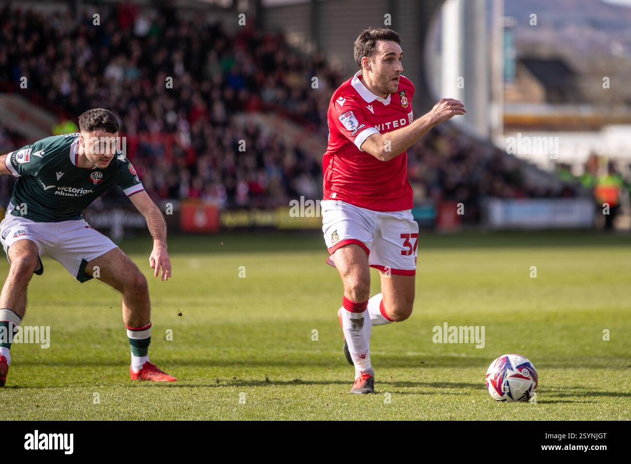 Matty James of Wrexham AFC during the Sky Bet League 1 match Wrexham vs ...