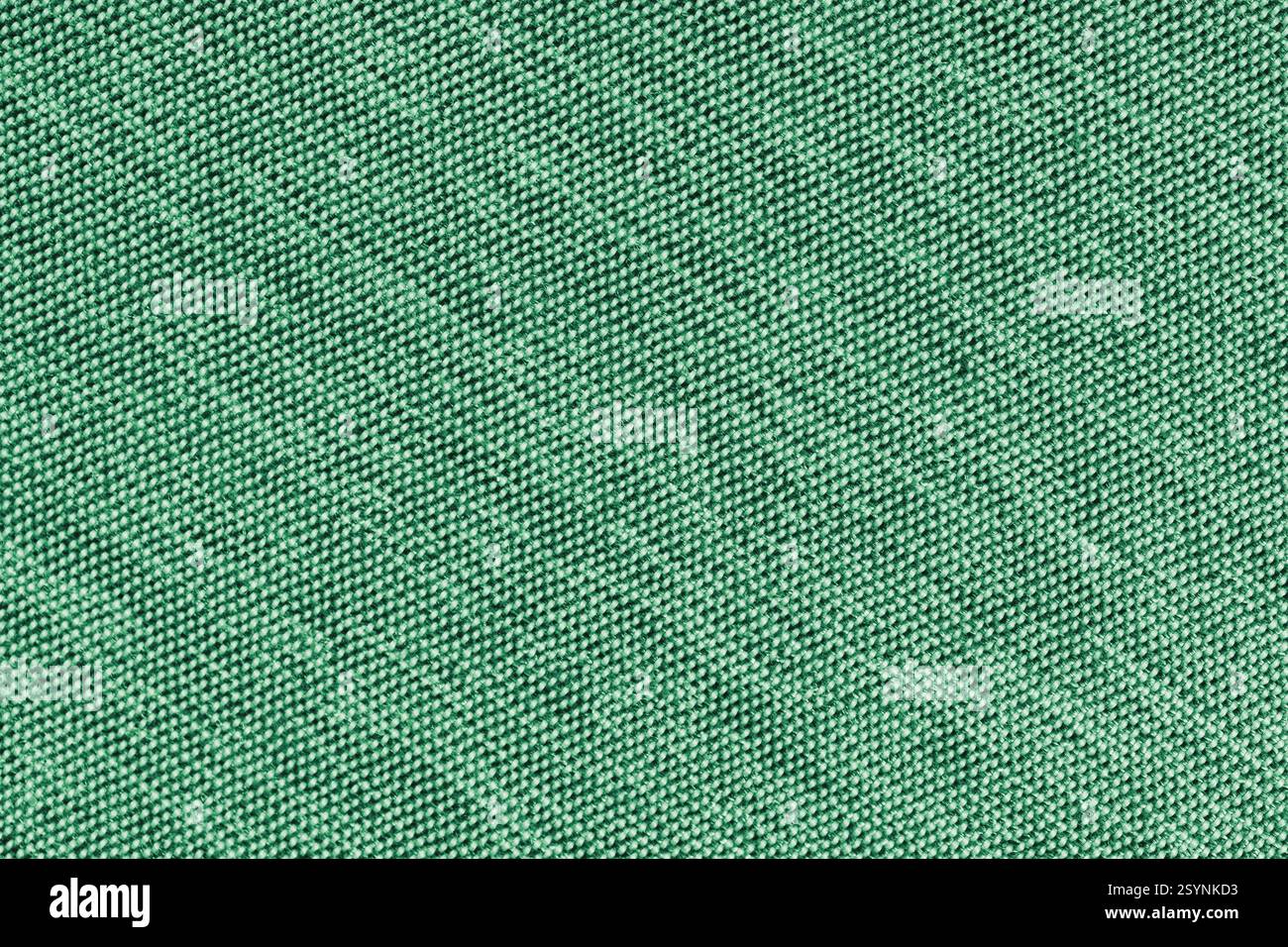 Closeup, macro of green fabric texture background. Satin diagonal ...