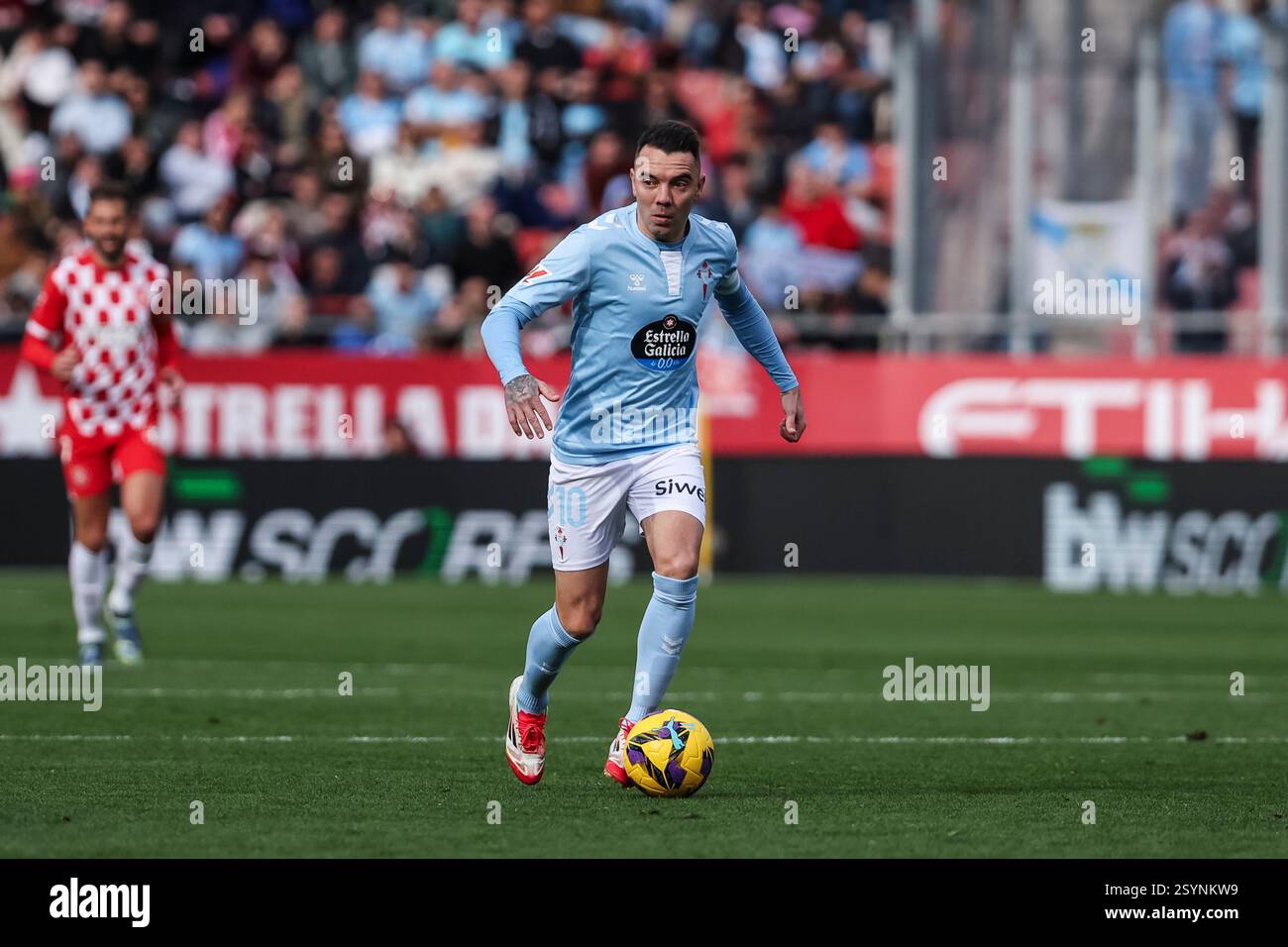 Iago Aspas of RC Celta in action during the Spanish league, La Liga EA ...