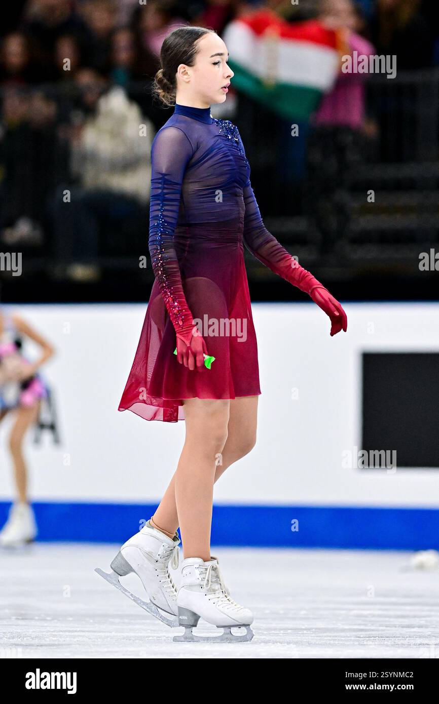 Polina DZSUMANYIJAZOVA (HUN), during Junior Women Free Skating, at the ...