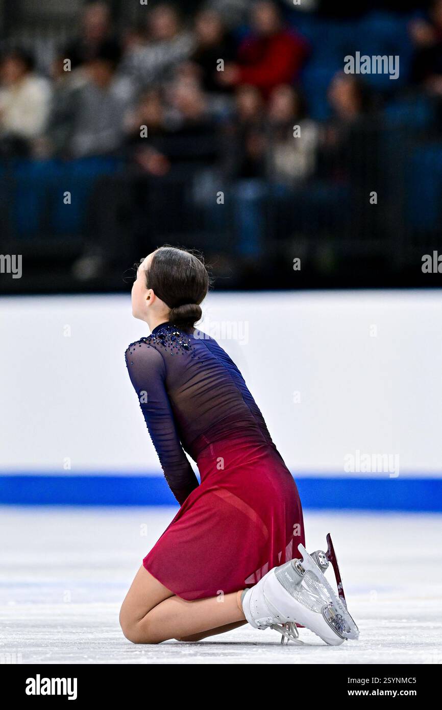 Polina DZSUMANYIJAZOVA (HUN), during Junior Women Free Skating, at the ...