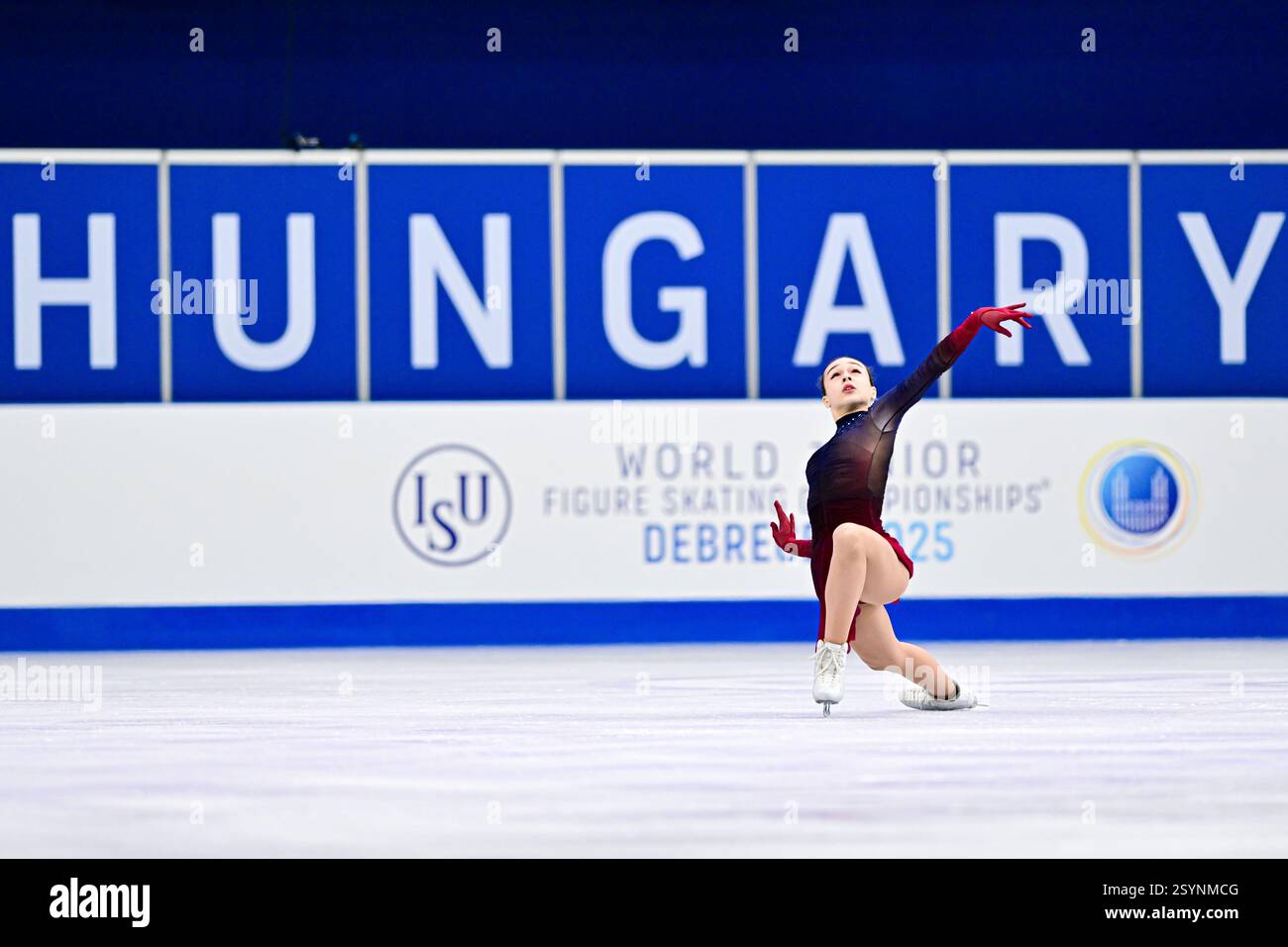 Polina DZSUMANYIJAZOVA (HUN), during Junior Women Free Skating, at the ...