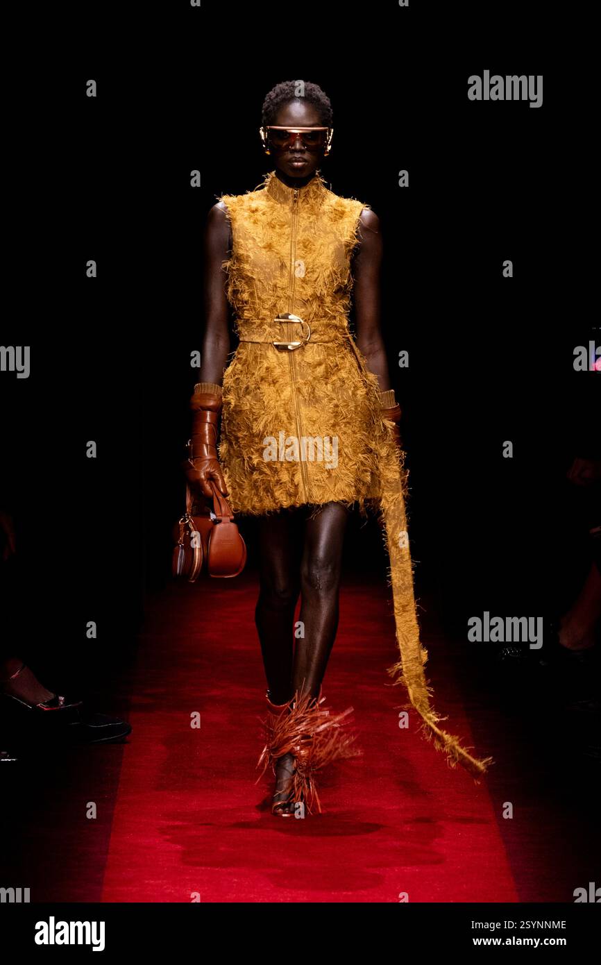 Milan, Italy. 01st Mar, 2025. Nyanderi Deng Milano Fashion Week - Women ...