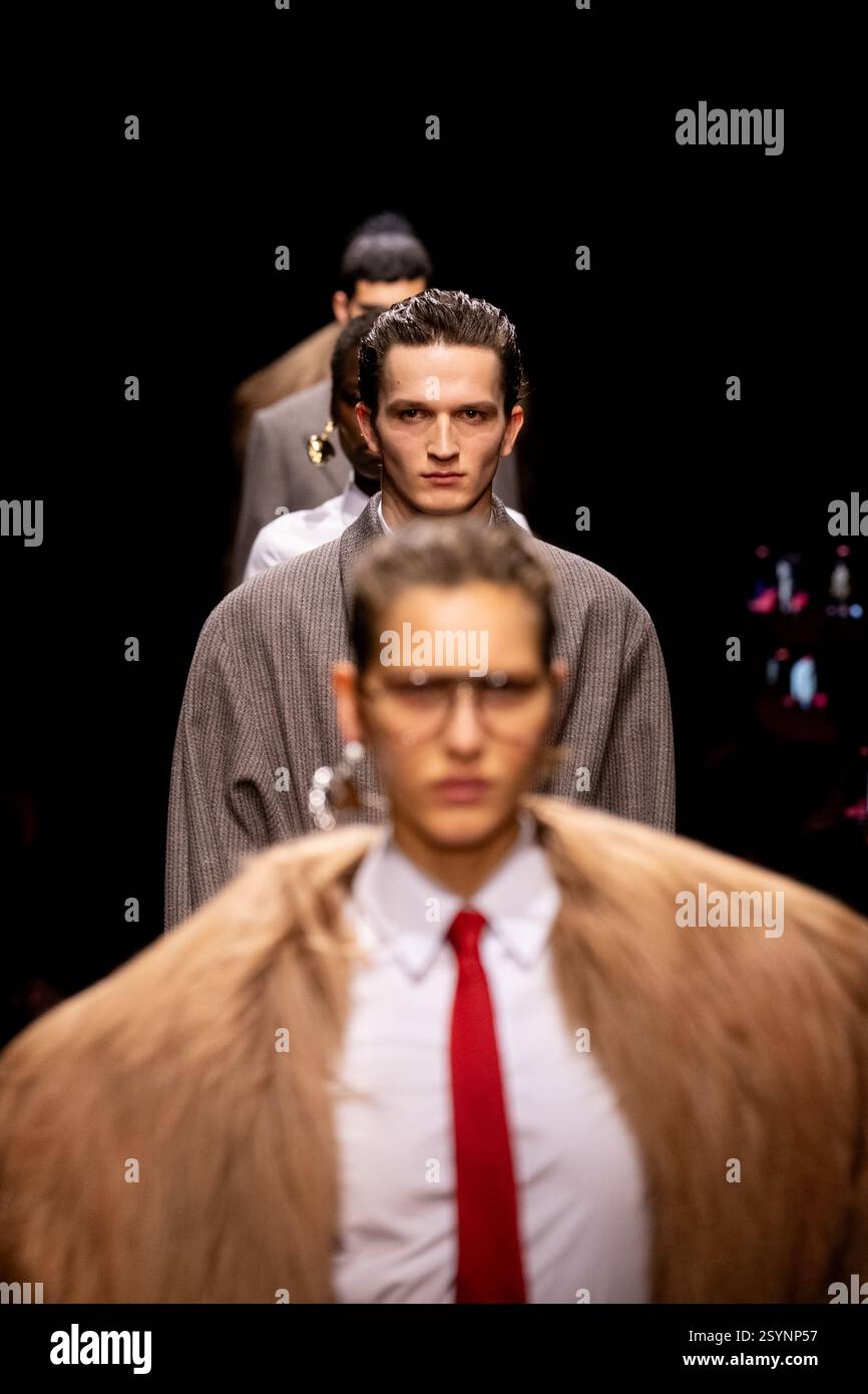 Elias Meier Milano Fashion Week - Women F/W 25-26 Ferrari fashion show ...