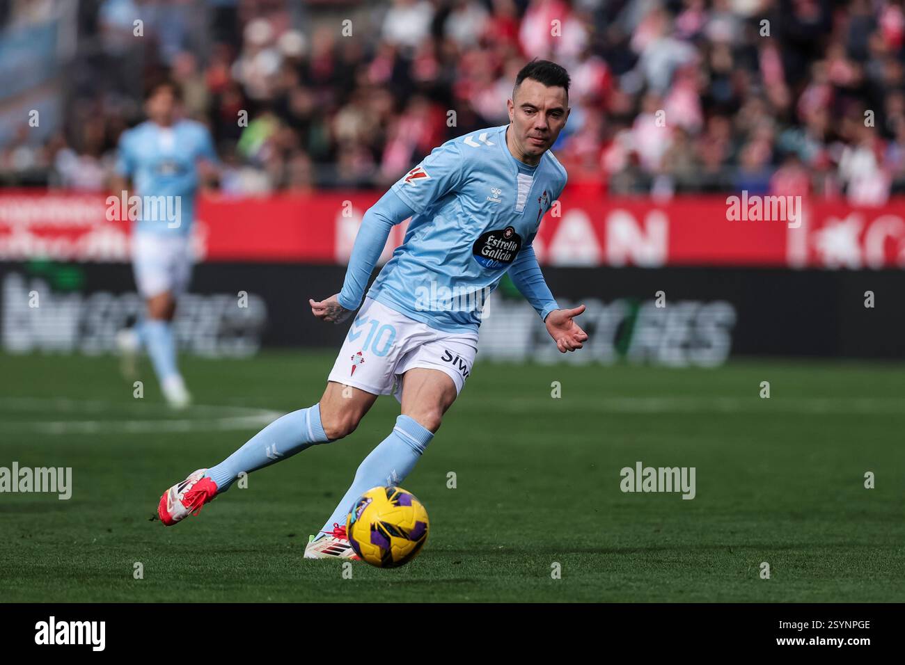 Iago Aspas of RC Celta in action during the Spanish league, La Liga EA ...