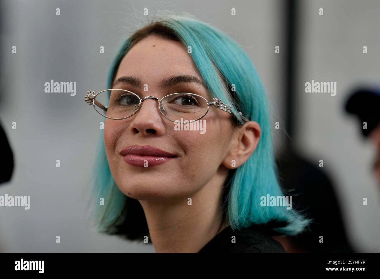 Italian singer Rose Villain attends the Blumarine Fall/Winter 2025-2026 ...
