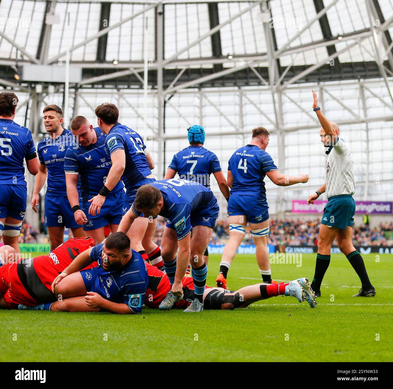1st March 2025; Aviva Stadium, Dublin, Ireland; United Rugby ...